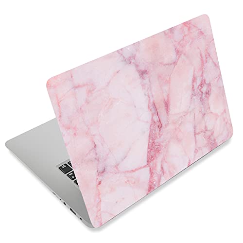 HEABPY Laptop Skin Sticker Decal,12" 13" 13.3" 14" 15" 15.4" 15.6 inch Laptop Skin Sticker Cover Art Decal Protector Notebook PC (Pink Marble2)