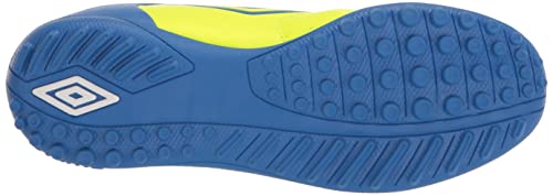 Umbro Boy's Classico XI TF Jr. Soccer Turf Shoe, Yellow/Blue/White, 1 Little Kid