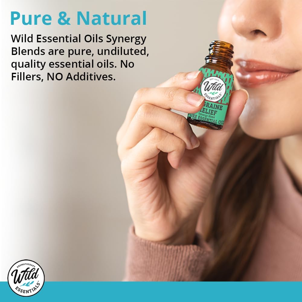 Wild Essentials Quit Smoking 100% Pure Essential Oil Synergy Blend - 10ml, Premium Grade, Use tor Help Quench Cravings The Natural Way! Made and Bottled in The USA