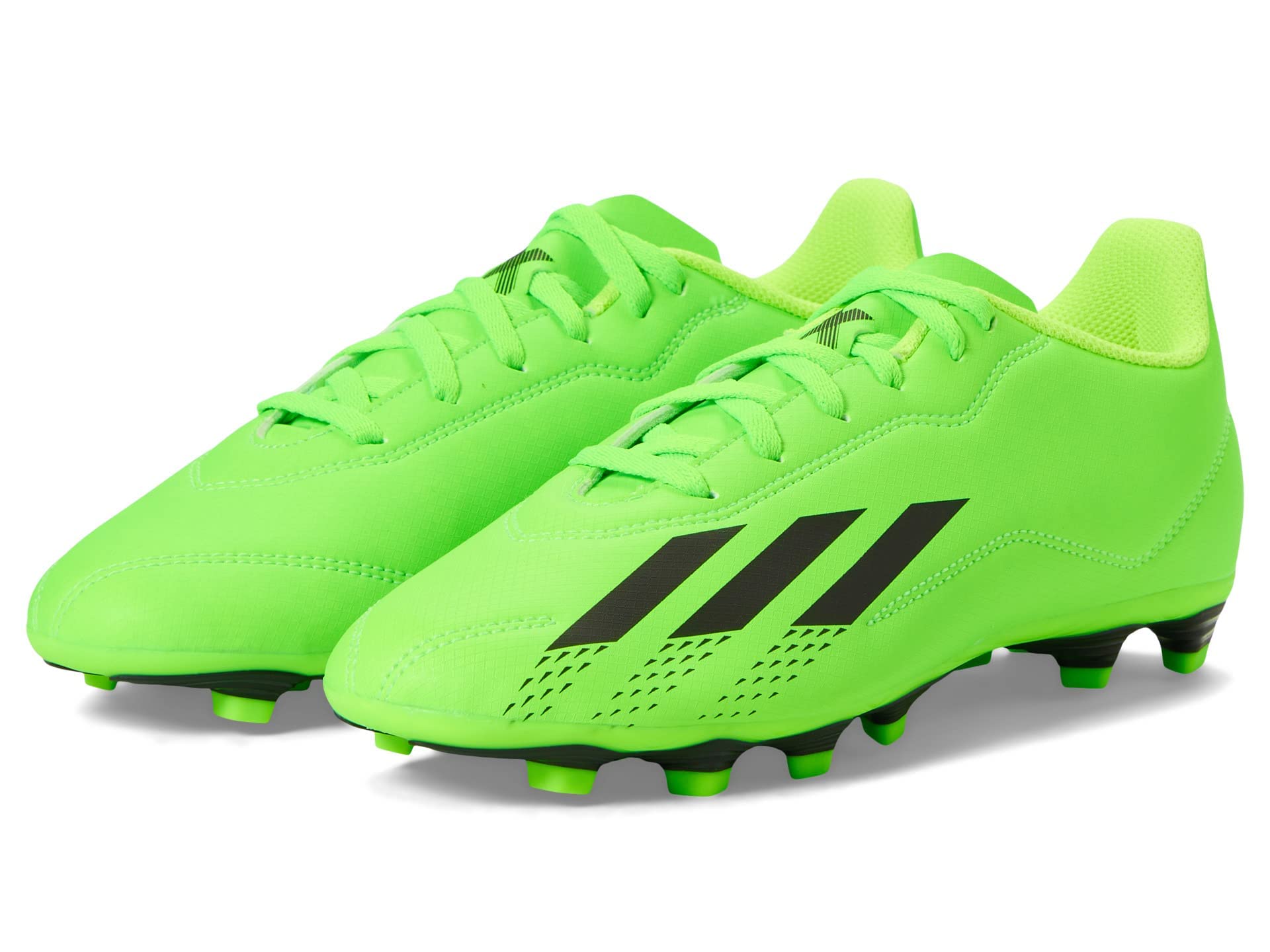 adidas X Speedportal.4 Flexible Ground Soccer Shoe, Solar Green/Solar Red/Solar Yellow, 6 US Unisex Big Kid