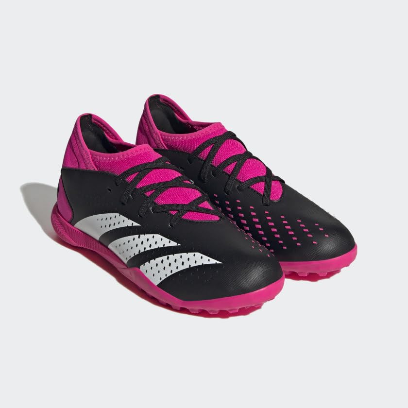 adidas Predator Match Unisex-Child Shin Guards Accuracy.3 Turf Black/White/Team Shock Pink 2