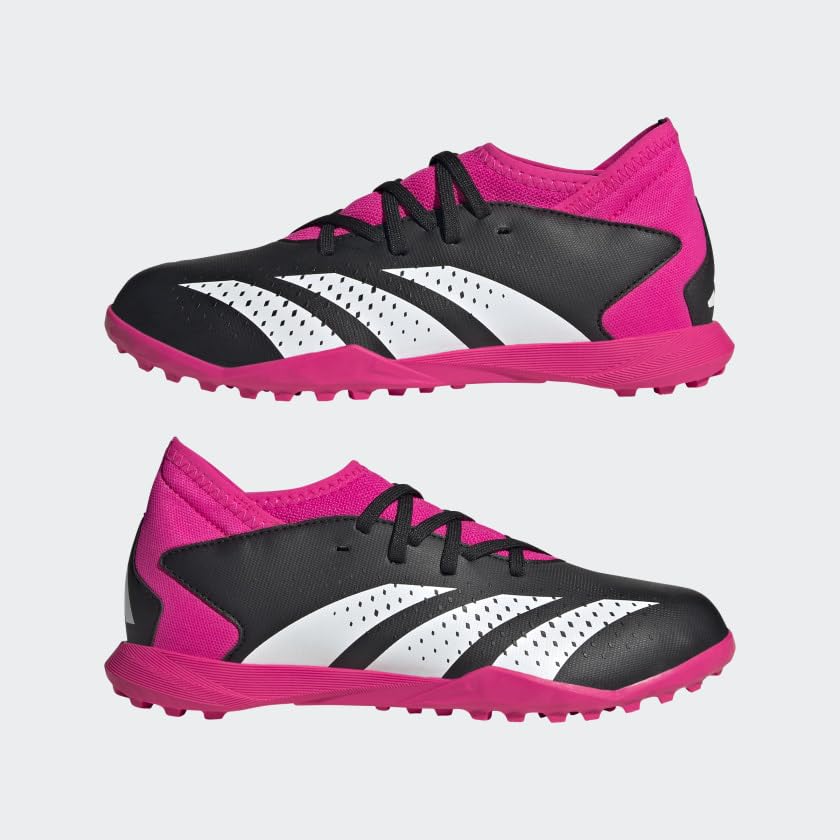 adidas Predator Match Unisex-Child Shin Guards Accuracy.3 Turf Black/White/Team Shock Pink 2