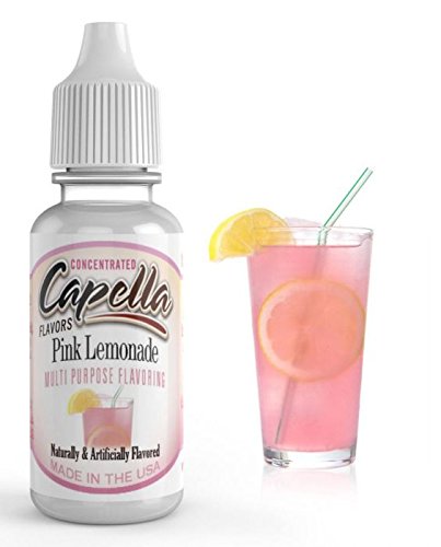 Capella Flavor Drops, 4 Pack Assortment Bundle - Sweet Strawberry, Sweet Watermelon, Pink Lemonade, Cool Mint