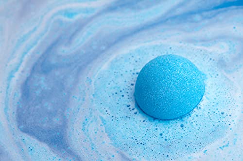 Giant Seamen Balls - Sea Captain and Ship Design - Funny Bath Bombs for Men - XL Bath Fizzers, Giant Blue Bombs, Handcrafted in The USA, 2 Count