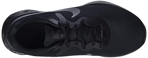 Nike Revolution 6 Black/Black-DK Smoke Grey 8.5