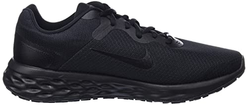 Nike Revolution 6 Black/Black-DK Smoke Grey 8.5