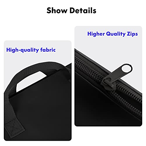 ZKOO Large Size Art Portfolio Tote with Nylon Shoulder, Poster Board Storage Bag, 24"X 36" Student Art Work Portfolio Case