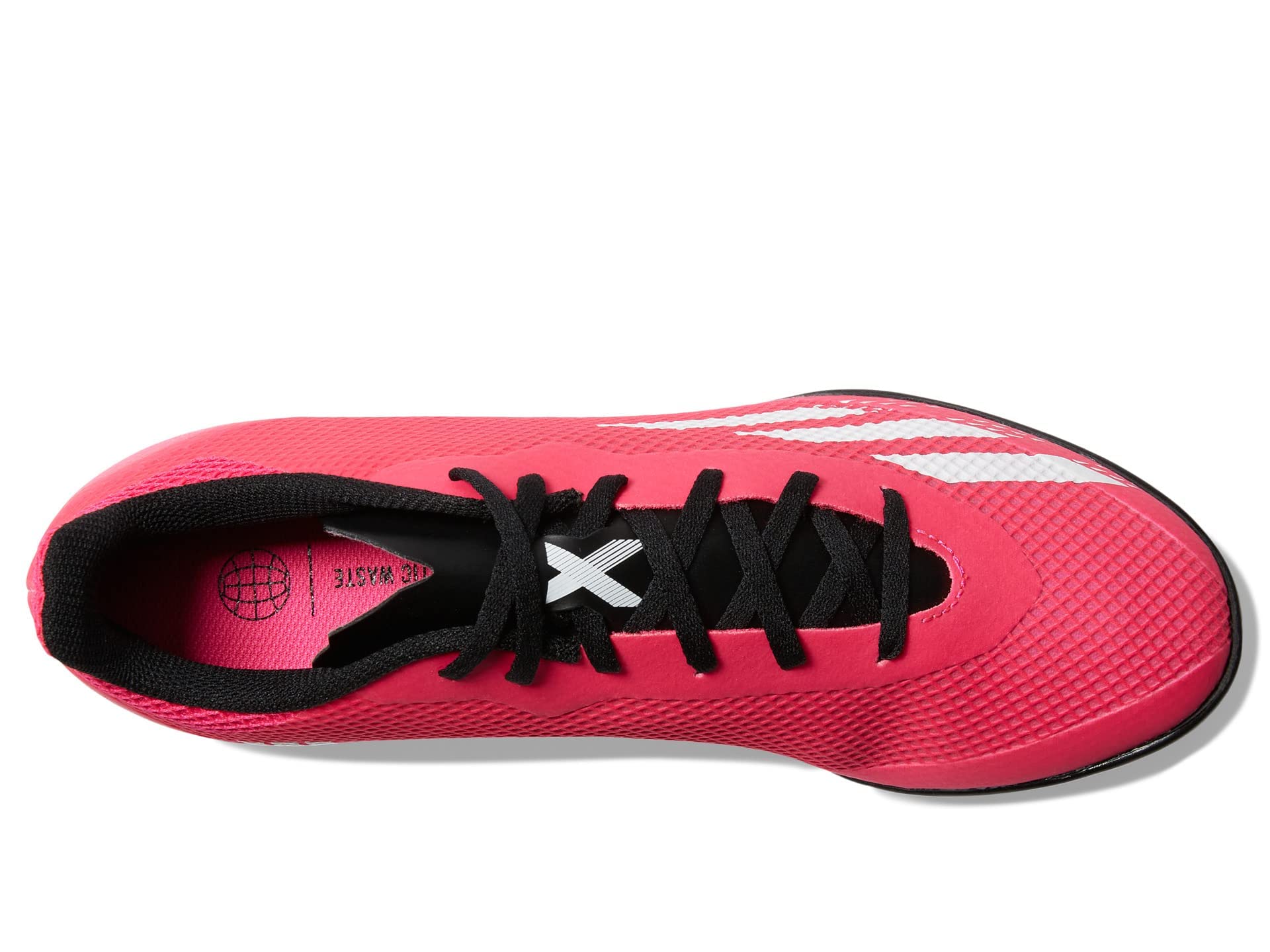 adidas X SPEEDPORTAL.4 Turf Soccer Shoe, Team Shock Pink/White/Black, 3.5 US Unisex Little Kid