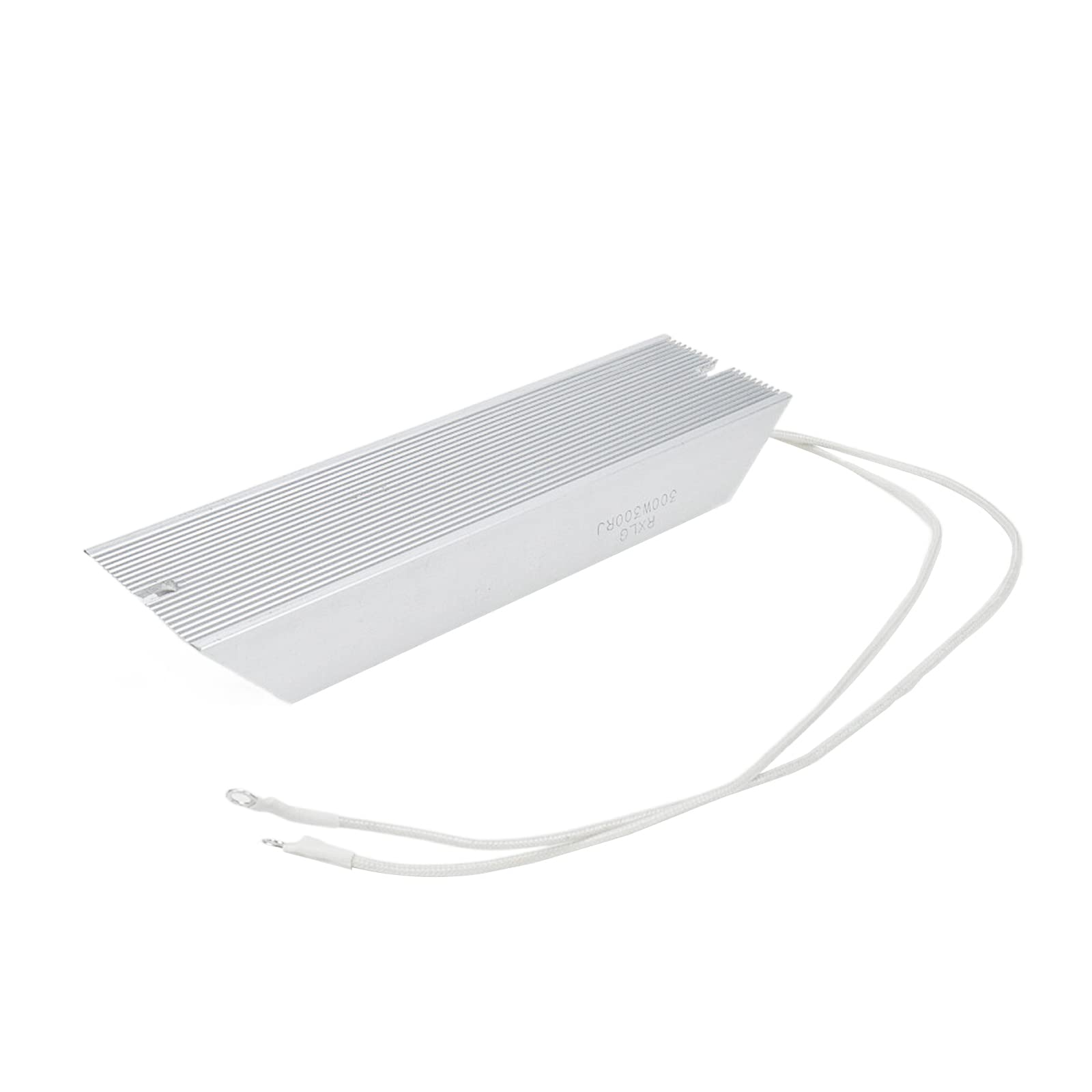 Xiaoyztan High Power Wire-wound Inverter Servo Resistor with Soldering Ring Lugs Aluminum Shell Braking Resistor Unit (300W 300 ohm)
