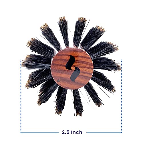 Spornette Classic German Porcupine Bundle with Deville 2.5 Inch Round Boar Bristle