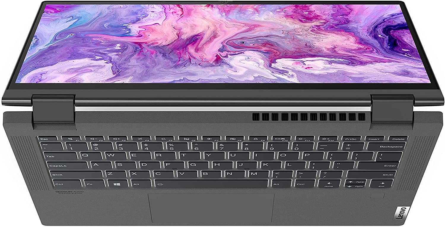 Lenovo IdeaPad Flex 5 - Everyday Notebook - 2-in-1 Laptop - Windows 11-14" WUXGA Touchscreen - 16GB Memory - 1TB Storage - AMD Ryzen 7 5700U - Fingerprint Reader - Arctic Grey