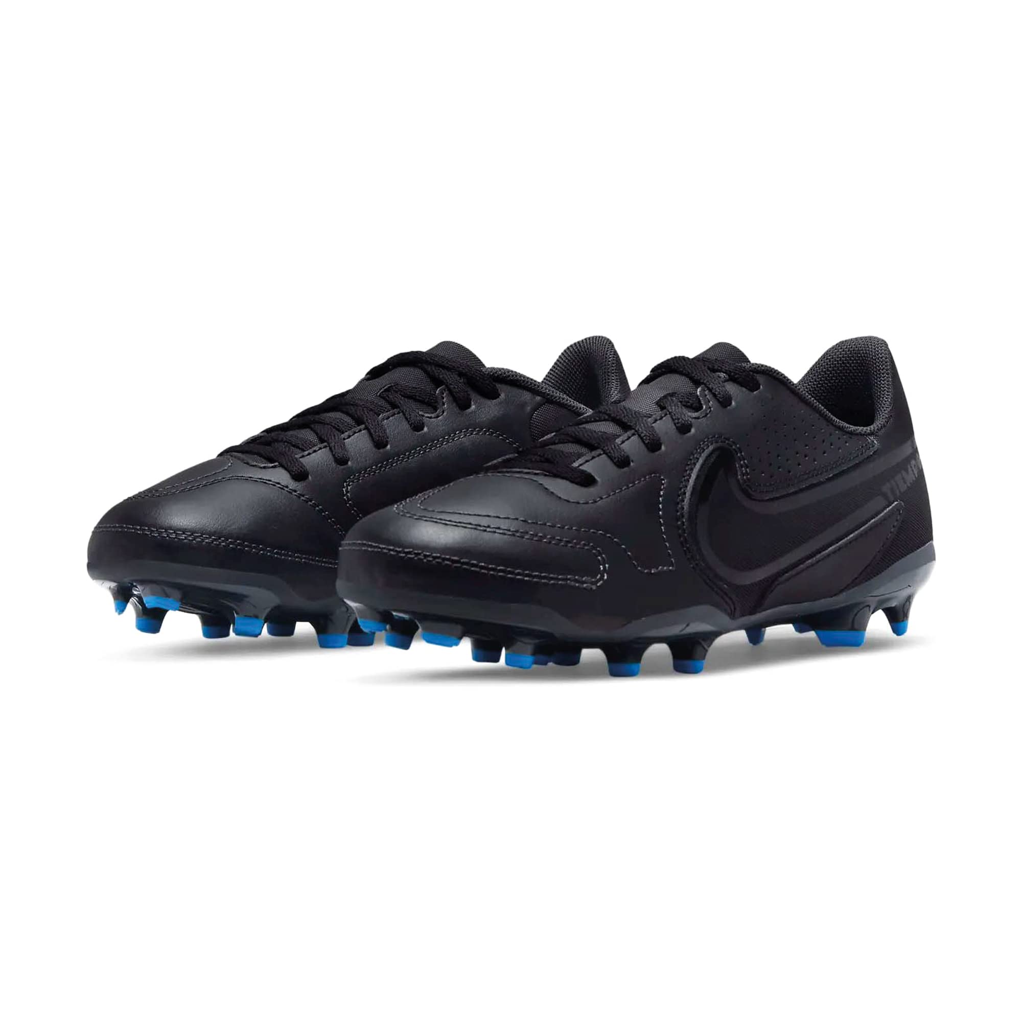 Nike Kids Jr Legend 9 Club FG/MG Soccer (Toddler/Little Kid/Big Kid) Black/Black-Summit White 5.5 Big Kid
