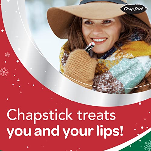 12 Days of ChapStick Holiday Advent Calendar Lip Balm Gift Set, Lip Care - Pack of 12