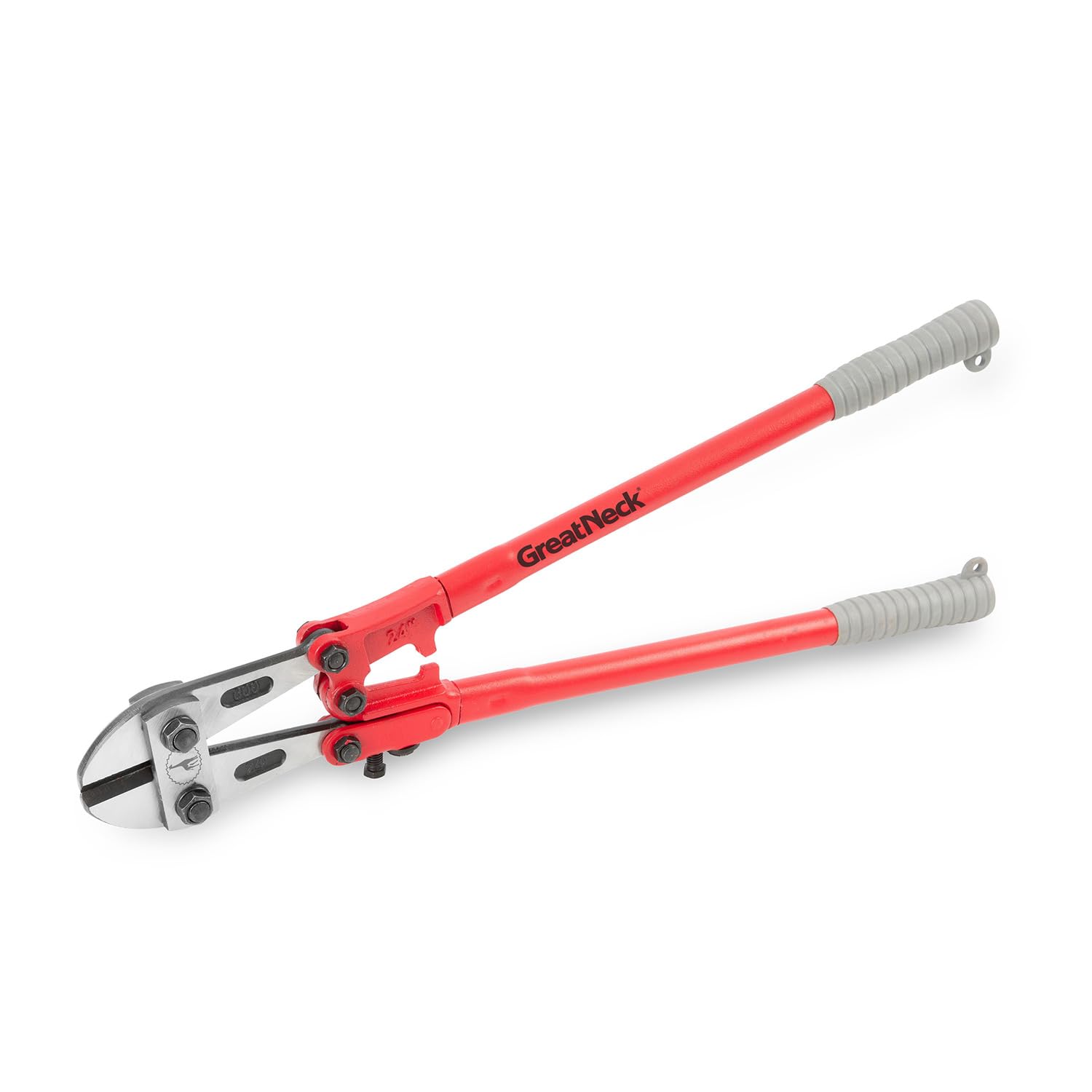 GreatNeck BC24 24-Inch Bolt Cutters, Cut Through Chain Link, Barbed Wire, Nails, Bolts, Most Soft to Medium Metals, Durable-Hardened Cutting Edge, 5/16-Inch Open Capacity, Compound-Action Jaw