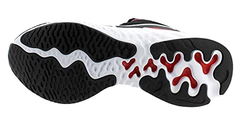 Nike Men's Renew Run Running Shoes (Black/White-University Red, 9.5)