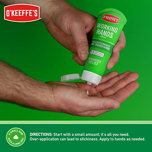 O'Keeffe's Working Hands Hand Cream, 3 oz, Tube, (Pack of 2)