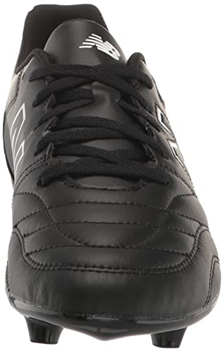 New Balance Boy's 442 V2 Academy FG Junior Soccer Shoe, White/Black, 2.5 Little Kid