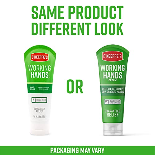 O'Keeffe's Working Hands Hand Cream, 3 oz, Tube, (Pack of 2)