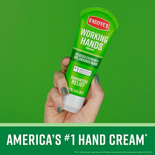 O'Keeffe's Working Hands Hand Cream, 3 oz, Tube, (Pack of 2)