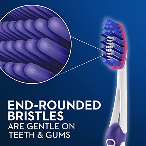 Oral-B 3D White Pro-Flex Stain Eraser Toothbrushes, Medium, 2 Count