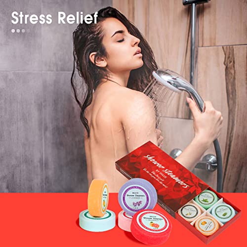 Shower Steamers Aromatherapy, 8 Pack Shower Bombs Birthday Gifts for Women