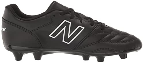 New Balance Boy's 442 V2 Academy FG Junior Soccer Shoe, White/Black, 2.5 Little Kid