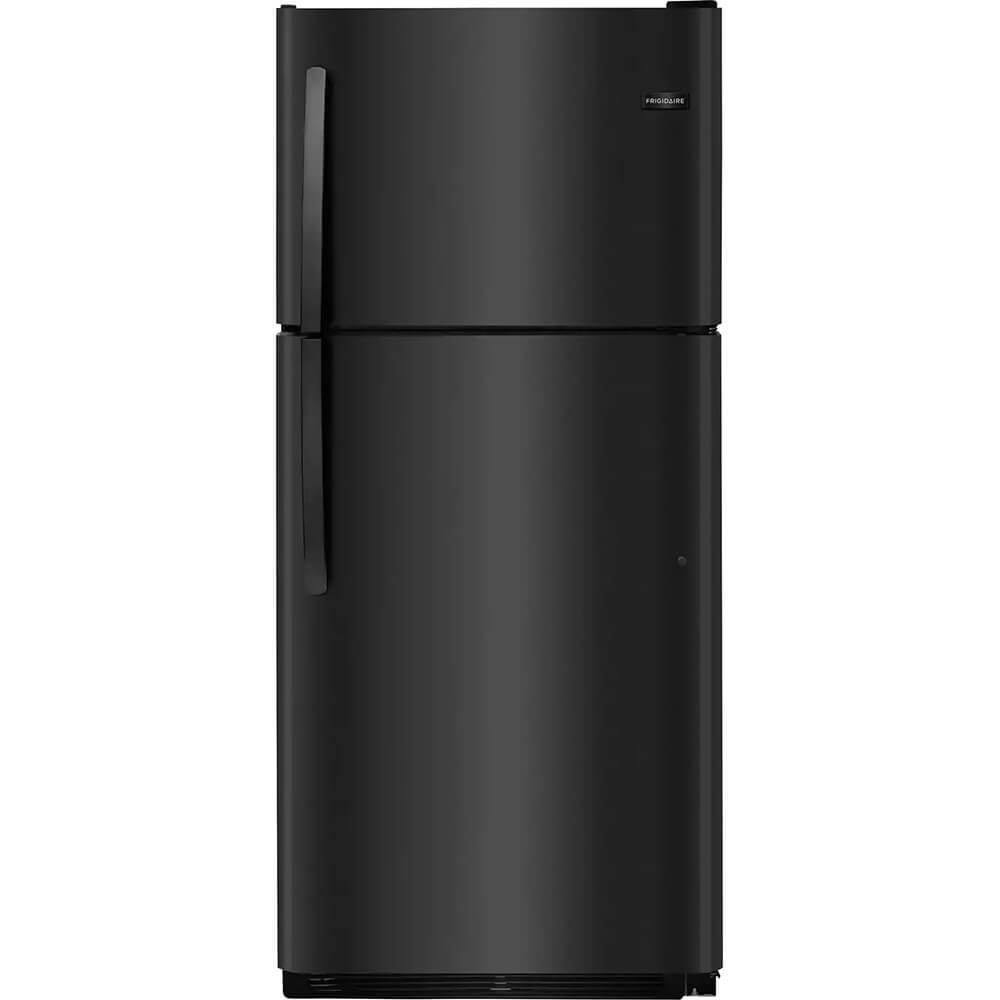 Frigidaire FFTR2021TB 30 Inch Freestanding Top Freezer Refrigerator with 20 cu. ft. Total Capacity, 2 Glass Shelves, 5.1 cu. ft. Freezer Capacity, in Black