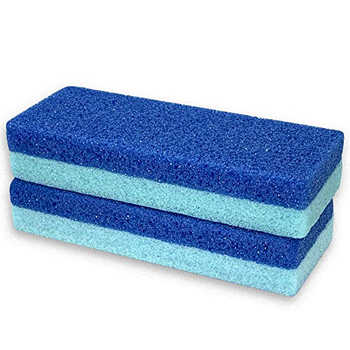 Maryton Foot Exfoliator File Scrubber Sponge Pedicure Tool Callus Remover, Pedi Stocking Stuffers Gifts for Men Women, 2pcs