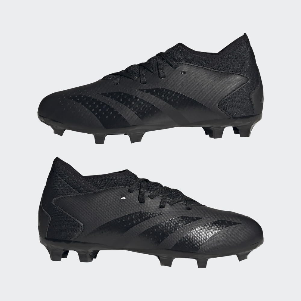 adidas Predator Match Unisex-Child Shin Guards Accuracy.3 Firm Ground Black/Black/White 13