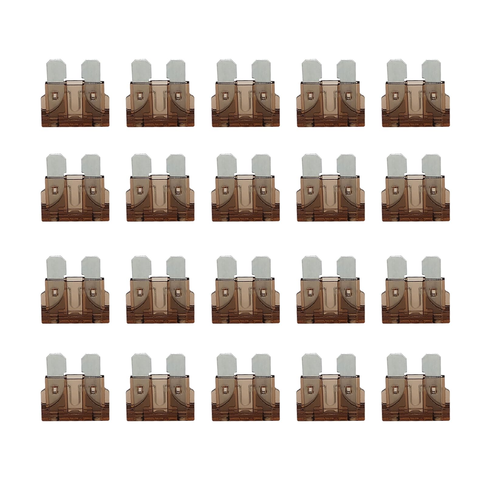 20pcs 7.5A Standard Car Fuses Blade Fuse,32V (12/24V) Blade Fuse, 7.5AMP Automotive Fuses(ATO/APR/ATS), Automotive Fuses for RV, AUTO, Truck, Boat, SUV (7.5 AMP/32V)