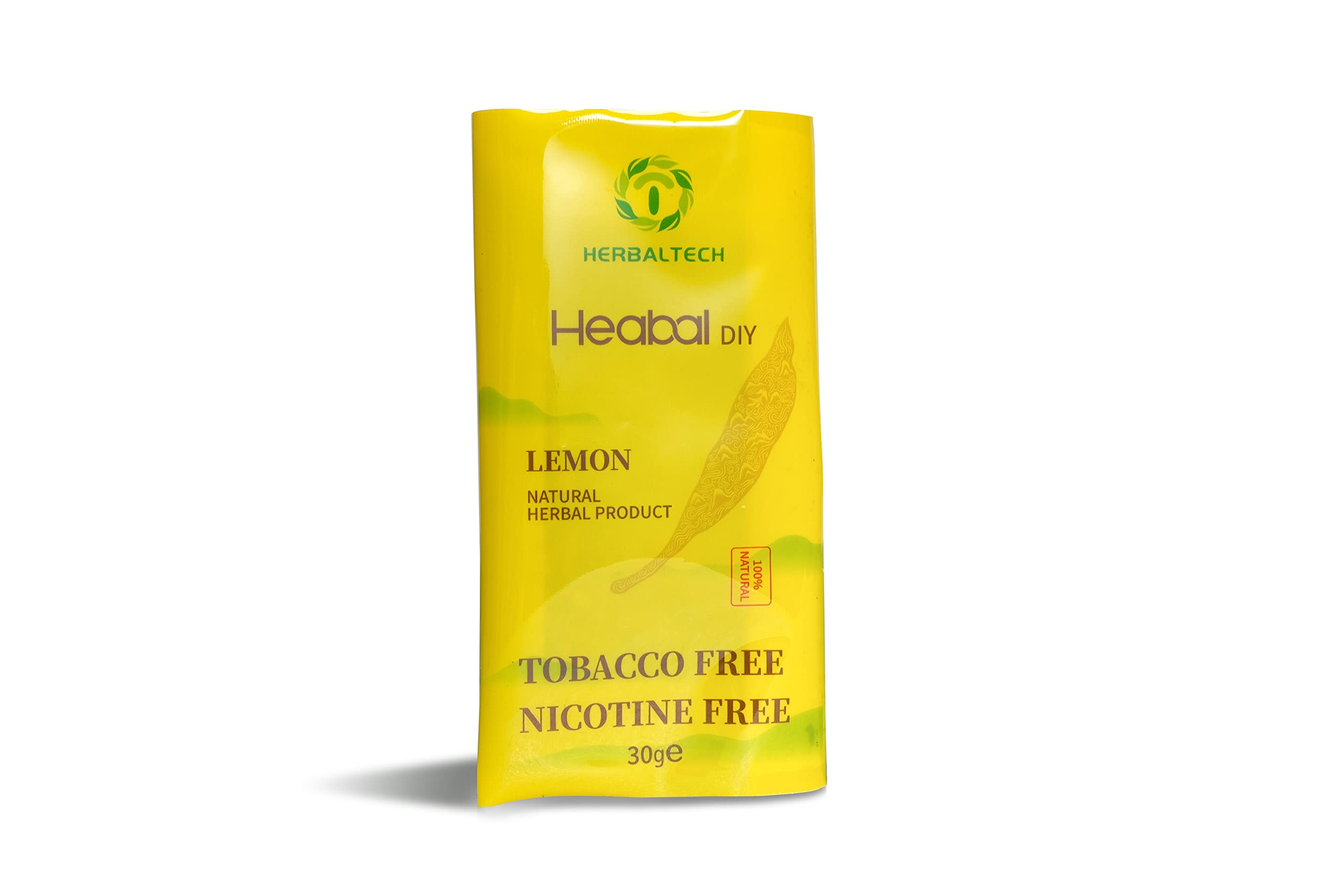 HEABAL Herbal Smoking Blend - Nicotine Free & Tobacco Free (Lemon)