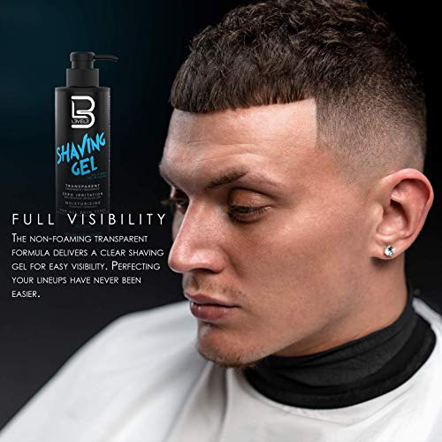 Level 3 Shaving Gel - Straight Razor Shave Gel - Non-Irritating - Refreshing Smell L3 - No Hot Towel Necessary - Level Three Razor Gel (Aqua)