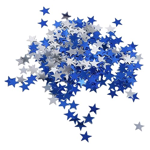 QHHVAIT Star Confetti, Colorful Table Star Glitters 30g/60g Star Sequins Foil Scatter for Wedding Birthday Party Decor