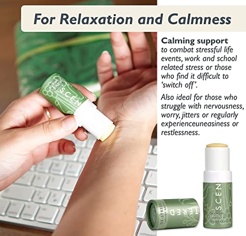 Scentered Aromatherapy Balm Duos Gift Set - Set of 4 Natural Therapy Balm Sticks - Includes Sleep Well, 2X De-Stress & Focus Aromatherapy Balm Bundle