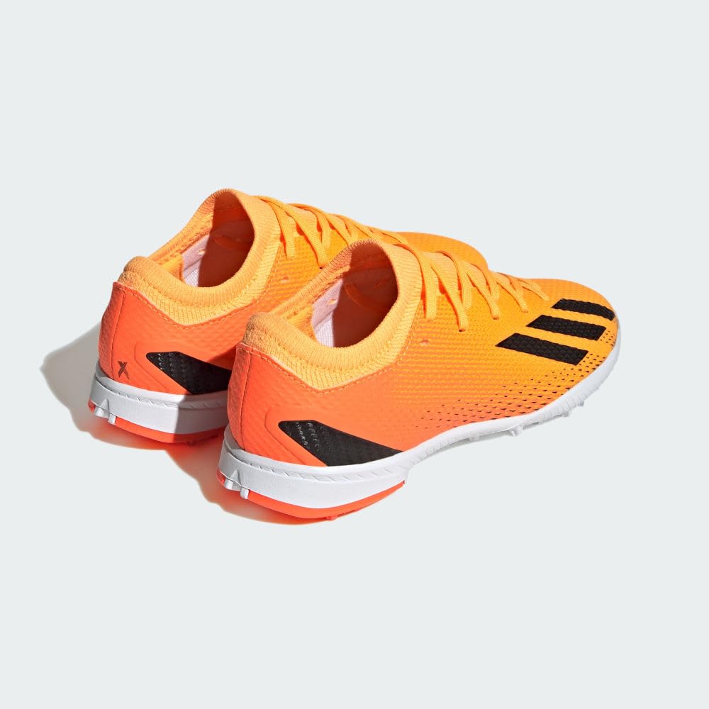 adidas X SPEEDPORTAL.3 Turf Football Shoe, Solar Gold/Black/Team Solar Orange, 5.5 US Unisex Big Kid