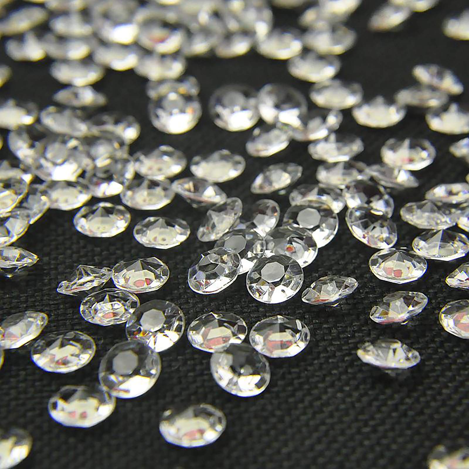 ZKC 4.5mm 10000PCS Clear Crystal Acrylic Diamond Vase Fillers Beads for Wedding Centerpiece Table Scatter Shower Party Vase Beads Decorations