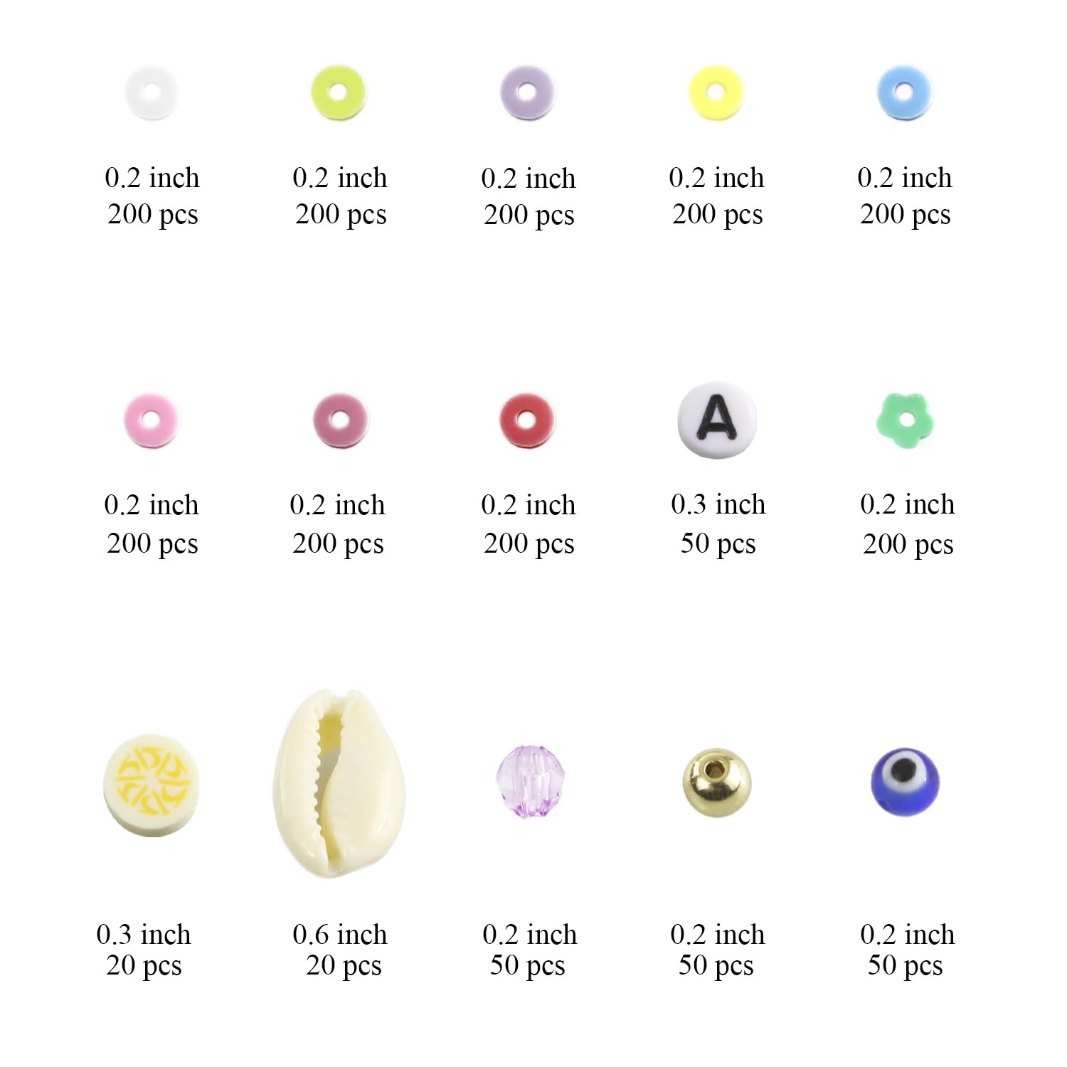 Bracelet Making Kit – 2028-Pcs Bracelet Making Kit for Girls – DIY Bead Bracelet Making Kit with Crystal Beads, Spacers, Alphabet Letters, Flower Beads – Multicolor Clay Bead Bracelet Set