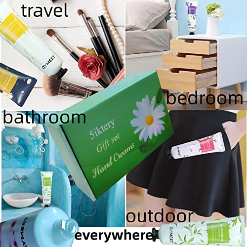 21-Pack Hand Cream Gift Set, Gentle Hand Cream Lotion with Natural Plant Flower Fruit Flavor for Even Sensitive Skin, Extra-Moisturizing Cream Outdoor Travel Size, Present for all Relationship