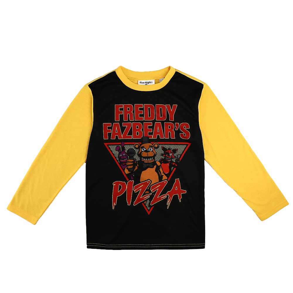 Five Nights at Freddy's Video Game Youth Boys Pajama Sleepwear Set - 8 Multicolored