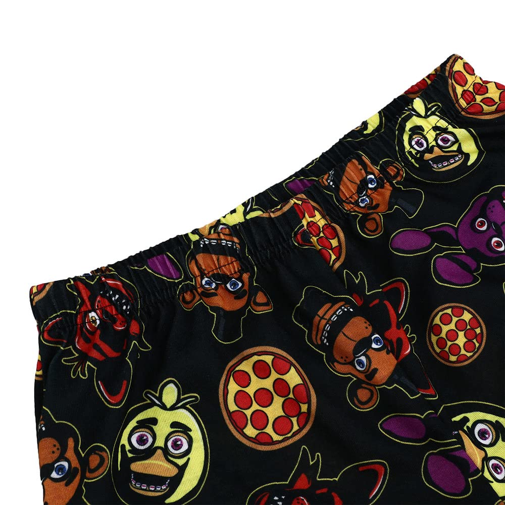 Five Nights at Freddy's Video Game Youth Boys Pajama Sleepwear Set - 8 Multicolored