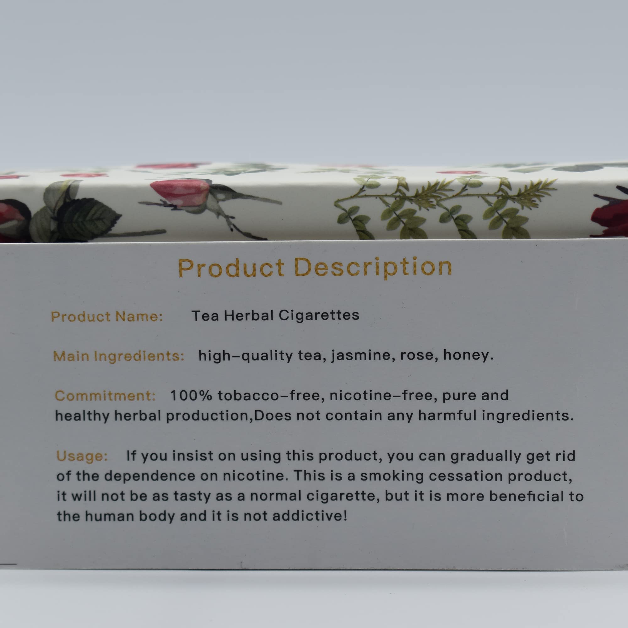 Herbal Cigarettes - Tobacco and Nicotine Free-Made from pure herbs with added honey- 2 Packs and 4 Packs (2 Packs 40 Smokes)