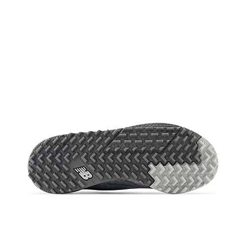 New Balance Boy's Furon Dispatch Turf V7 Soccer Shoe, Silver/Brighton Grey/Copper, 1 Little Kid