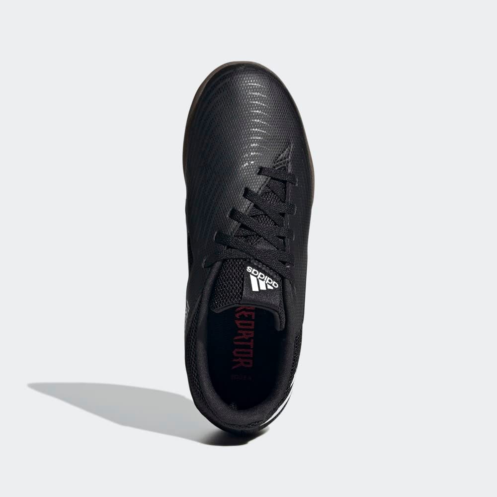 adidas Big Kid Predator Edge.4 Indoor Sala Core Black/White/Vivid Red 6