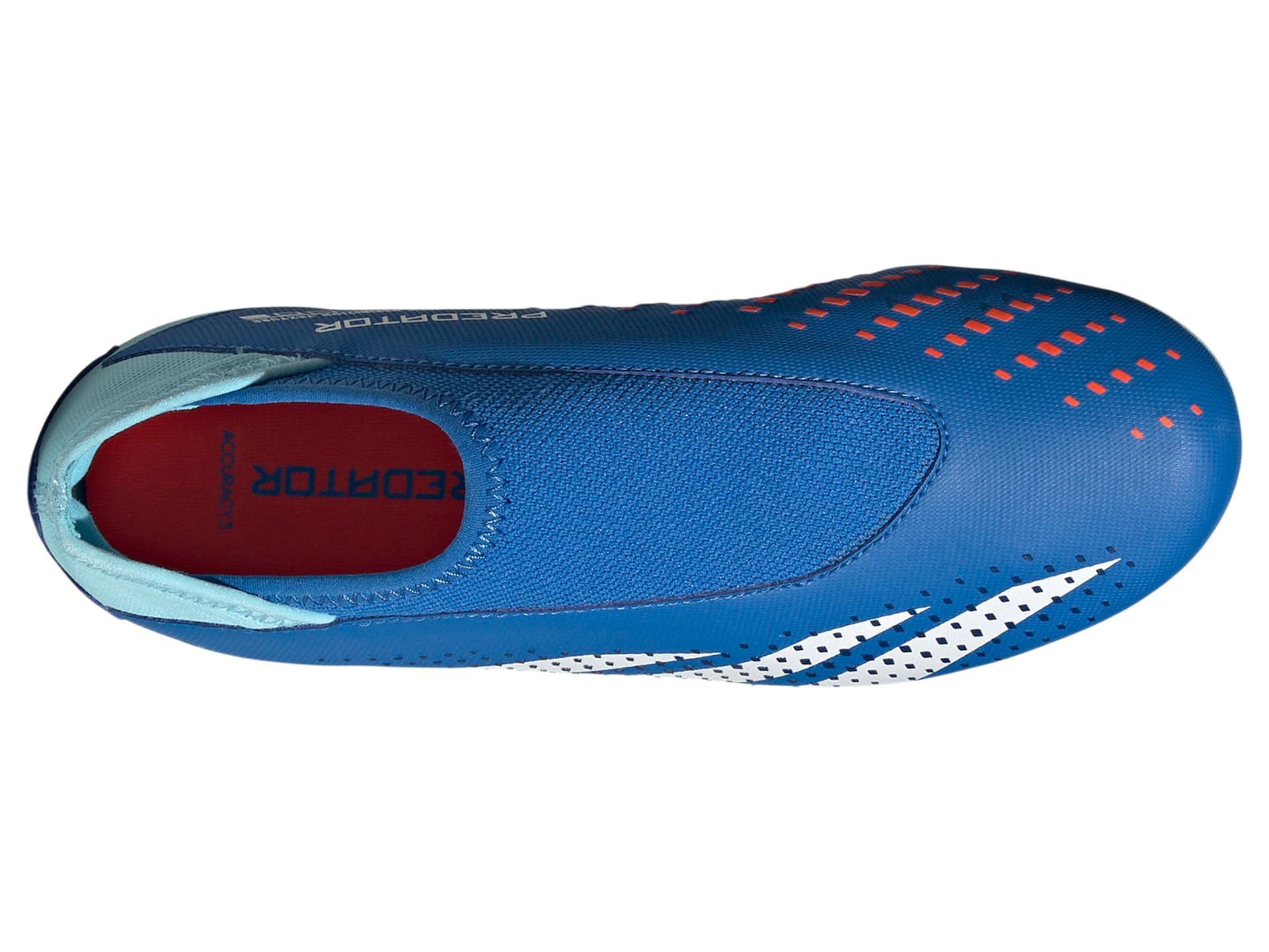 adidas Predator Accuracy.4 Turf Sneaker, Bright Royal/White/Bliss Blue, 1.5 US Unisex Little Kid
