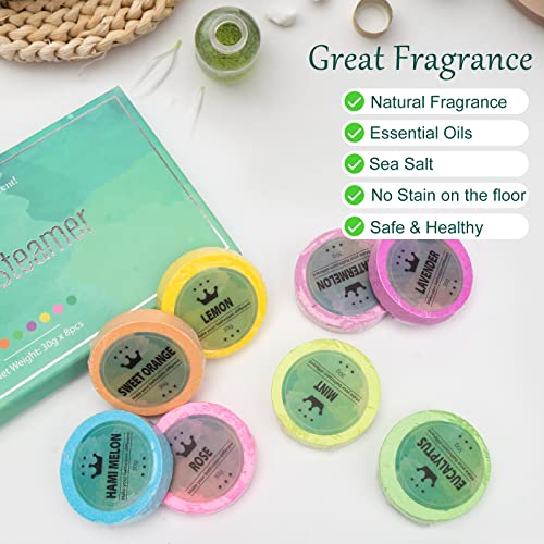 8Pcs Shower Steamers, Pletpet Great Fragrant Aromatherapy Shower Steamers with Essential Oils for Women Men, Shower Bombs with Box for Relax