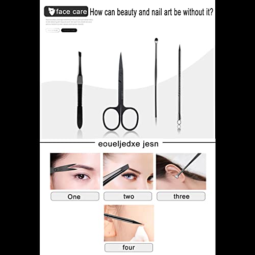 Nail Clippers Sets,20 in 1 High Precisio Stainless Steel Nail Cutter pedicure kit, nail clippers for men ,manicure set,fingernail clipper, and Beauty Tool Portable Set (Set of 7 pieces)