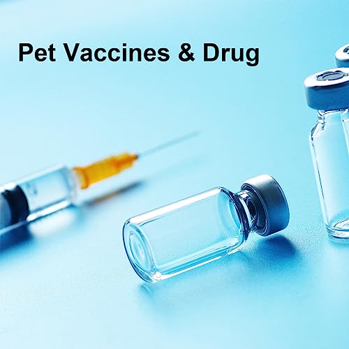 10 Pack 5ml Plastic Syringe with Needle, Syringe for Liquid, Oral, Scientific Labs, Measurement, Dispensing, Feeding Pets, Oil or Glue Applicator, Individually Wrapped (5 ML)