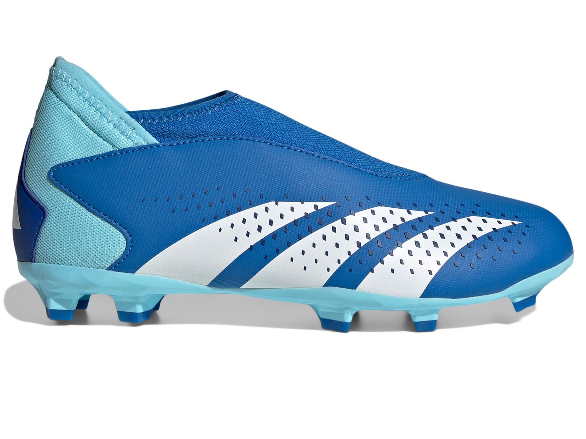 adidas Predator Accuracy.4 Turf Sneaker, Bright Royal/White/Bliss Blue, 1.5 US Unisex Little Kid