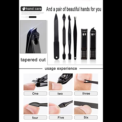 Nail Clippers Sets,20 in 1 High Precisio Stainless Steel Nail Cutter pedicure kit, nail clippers for men ,manicure set,fingernail clipper, and Beauty Tool Portable Set (Set of 7 pieces)