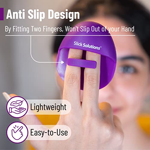 Slick- Silicone Facial Cleansing Brush, 4 Pack, Silicone Face Scrubber, Face Brush, Face Scrubber Exfoliator, Face Cleansing Brush, Exfoliating Brush, Face Wash Brush, Silicone Face Brush